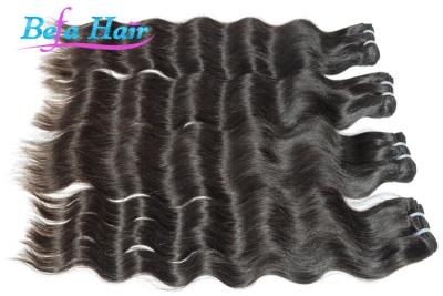 China Colored Natural Wave Brazilian Virgin Human Hair Extensions Without Split for sale