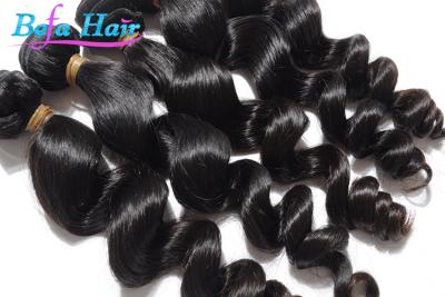 China Healthy Loose Wave Virgin Hair , Customized Coloured 12-14 Inch Hair Extensions for sale