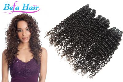 China Customized Wine Red / Brown / Grey Mongolian Hair Extensions For Black Women for sale
