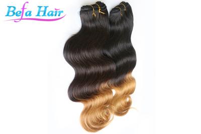 China Customized Two Tone Color Hair Extensions , Grade 7A 100 Indian Remy Human Hair for sale