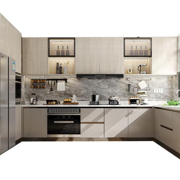 Quality Custom Stainless Steel Top Island Brushed With Adjustable Shelves for sale
