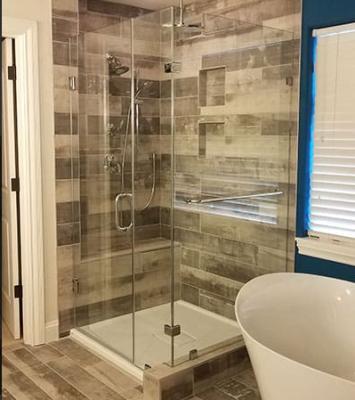 China Corrosion Resistant Frameless Shower Enclosure Glass Square Shower Enclosures For Bathroom for sale