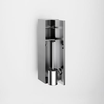 China Stainless Steel Material Niche Bathroom Embedded Toilet Brush 304 Tissue Box Niche Layered Shelf Full Welding Seamless for sale