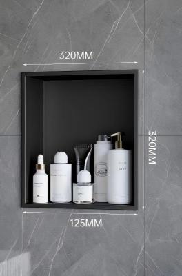 China Modern Open Grid Niche Bathroom Embedded Internet Celebrity Toilet Storage TV Seamless Weld Anti-Fingerprint Nano Customizable for sale