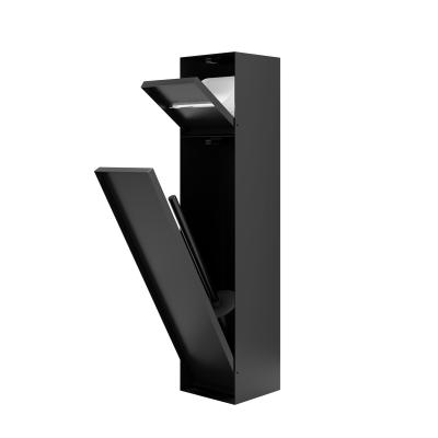 China 304 Stainless Steel Shower Niche with Hidden Toilet Brush and Multi-Functional Recessed Bathroom Storage for sale