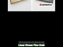 modern linear shower floor drain 201/304/316 stainless steel smart anti corrosion