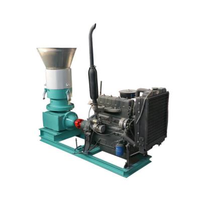 China 300BD Flat Die Pellet Mill with Diesel Engine for sale