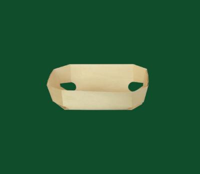 China Wooden boat for sushi made of wood, biodegradable, disposable and decorative woodenDisposable Wooden Baking Tray/Mold Fo for sale