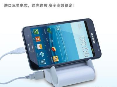 China Carregador móvel externo do banco do poder da carga rápida colorida com espelho, 6600mAh à venda