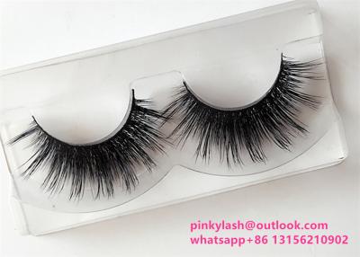 China Wholesale hand-made false eye lashes real mink hair 3D mink natural eye lashes for sale for sale