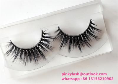 China magnetic box real mink fur 3D mink lashes private label false eyelashes for sale