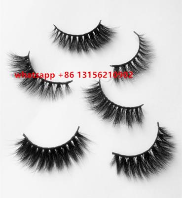 China 3D Mink Lashes Custom Eyelash Packaging 100% Handmade Siberian Mink Lashes for sale