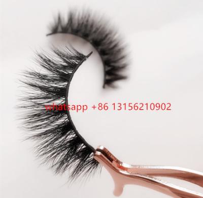 China 3D Mink Lashes Custom Eyelash Packaging 100% Handmade Siberian Mink Lashes for sale