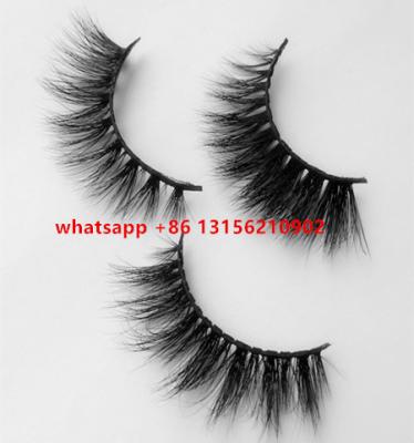 China 3D Mink Lashes Custom Eyelash Packaging 100% Handmade Siberian Mink Lashes for sale