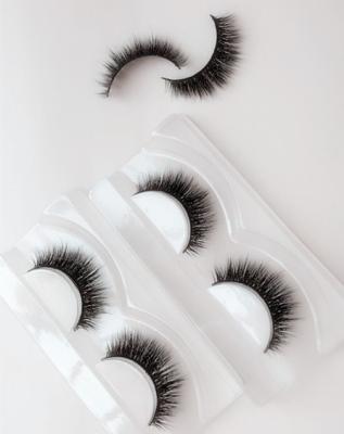 China 3D Mink Lashes Custom Eyelash Packaging 100% Handmade Siberian Mink Lashes for sale