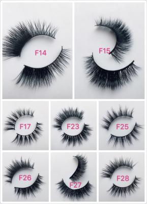 China 3D Mink Lashes Custom Eyelash Packaging 100% Handmade Siberian Mink Lashes; Lilly lashes for sale