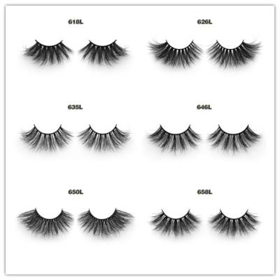 China 3D Mink Lashes Custom Eyelash Packaging 100% Handmade Siberian Mink Lashes; Lilly lashes for sale