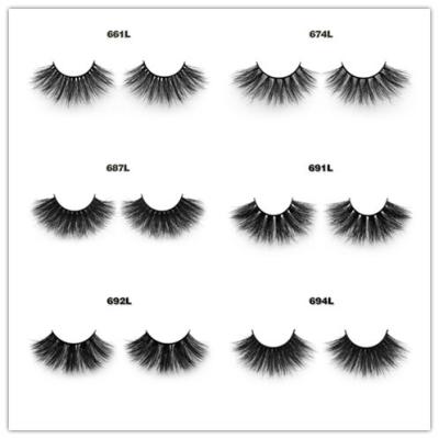 China 3D Mink Lashes Custom Eyelash Packaging 100% Handmade Siberian Mink Lashes; Lilly lashes for sale
