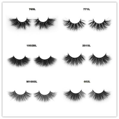 China 3D Mink Lashes Custom Eyelash Packaging 100% Handmade Siberian Mink Lashes; Lilly lashes for sale