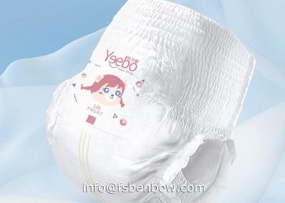China Yeebo Disposable Diapers Double Hot Air Skin-Friendly Fabric Chlorine free for sale