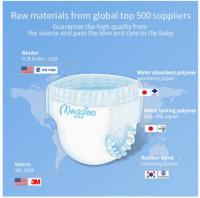 China Super absorbent disposable diapers/ Environmentally friendly pull up pants for sale