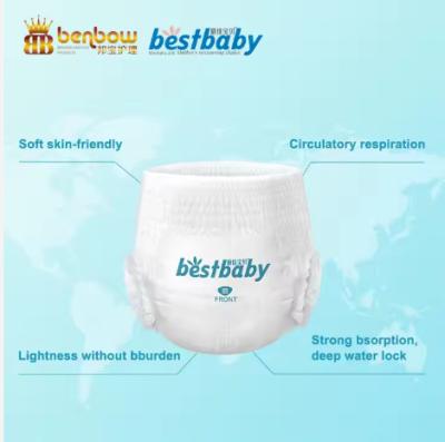 China Best Baby Diaper Brand Custom Good Price Organic Baby Soft Breathable Dry Surface Diaper for sale