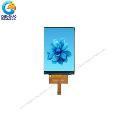 China Temp largo da tela vertical da polegada HVGA do módulo 3,5 da exposição de 4line 8bit SPI LCD for sale