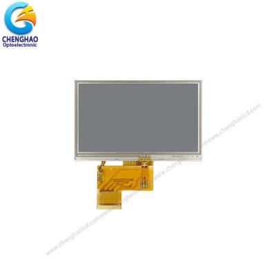 China 4,3 pantalla LCD táctil de la pantalla LCD color 480x272 40 Pin Small de la pulgada en venta