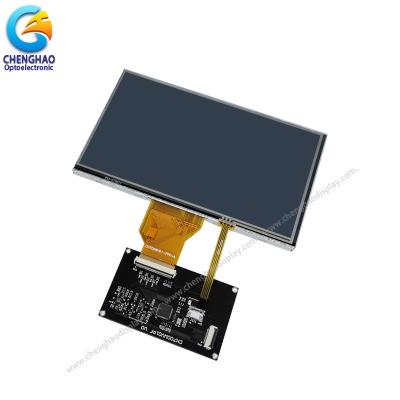China 800*480 Wvga kleiner Zoll 50pin der LCD-Noten-Bildschirmanzeige-7 für medizinische Ausrüstung zu verkaufen