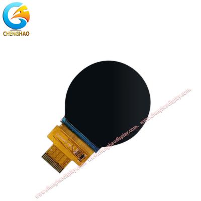 China Display redondo de alto brilho Tft LCD de 2,1 polegadas com 600cd/m2 de luz de fundo LED branca à venda