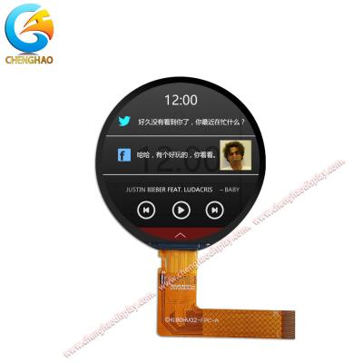 China 1.8 pulgadas LCD TFT redondo con 360x360 Resolución 85/85/85/85 Ángulo de visión libre en venta