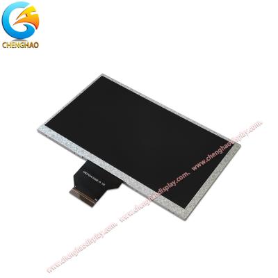 China Módulo de exibição de LCD TFT de 7" 800x480 pontos com luz de fundo LED branca à venda