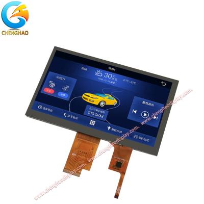 中国 7インチカラーLCDディスプレイモジュール、1024x600解像度 販売のため