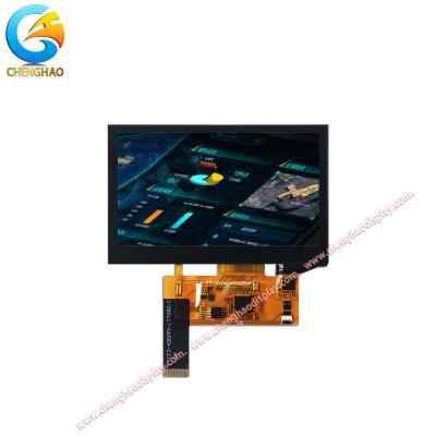 China 4.3 Inch TFT Display Module 800x480 IPS Lcd 24 Pins SPI Display With Capacitive Touch for sale