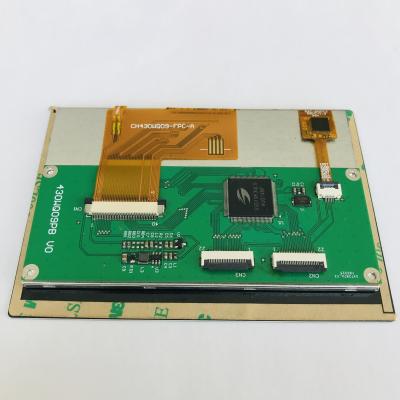 China I2C 250cd m2 TFT Touch Display 4.3 Inch Graphic Display Module for sale