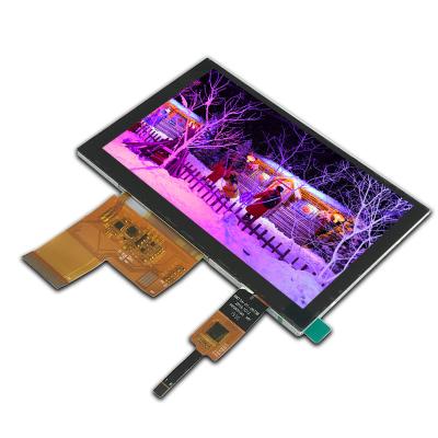 China Bocados RGB do módulo 800x480 24 do tela táctil de um CTP Iso9001 Lcd de 5 polegadas for sale