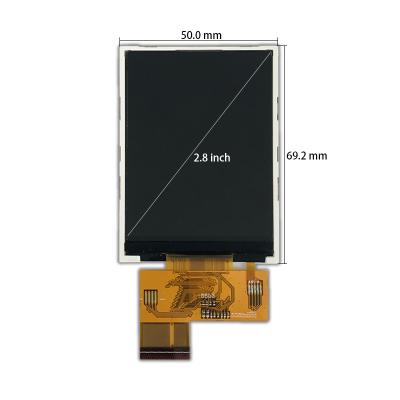 China Tela 2,8" de SPI MCU Rgb 300nits TFT Lcd módulo transmissivo do TN TFT LCD à venda