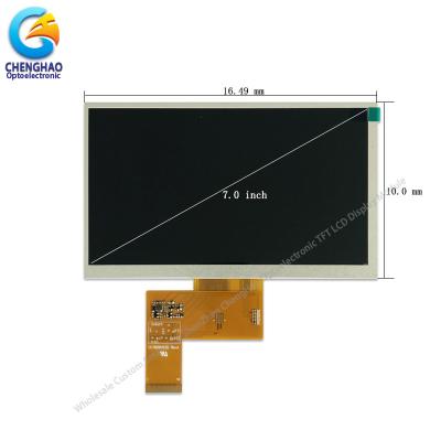 Cina Lampadina bianca di TFT LCD di risoluzione minuscola a 7,0 pollici LED dell'esposizione 800*480 in vendita