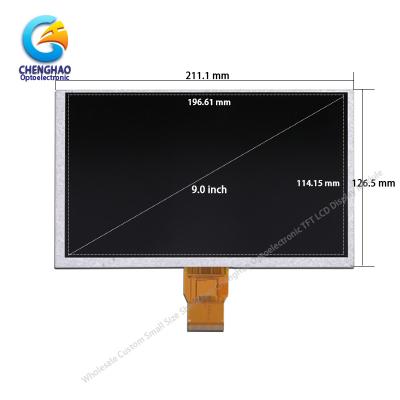 China 9" painel da tela do módulo HD da exposição de TFT LCD com relação de 24bit RGB à venda