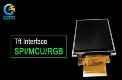 18비트 RGB 및 SPI 다중 인터페이스가 있는 3.2인치 TFT LCD 컬러 모니터