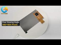 4,5 painel pequeno do LCD da relação de Mipi da definição da exposição 480x854 do IPS TFT LCD da polegada