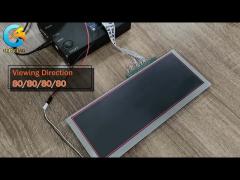 1280*480 pontos Widescreen I2c LCD Display Module 10.3 Inch 60 Pins Fpc Alto brilho