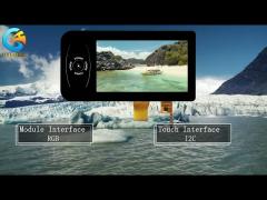 Kapazitiver 7,0 Zoll kleiner LCD-Touchscreen 1024*600 Pixel RGB-Schnittstelle