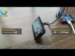 Custom 12864 OLED Module 2,42 inch met 4 draad SPI / I2C Interface