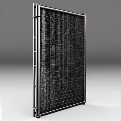 China Stainless Steel Woven Wire Mesh Screens Black and Durable for Your Business Solutions for sale