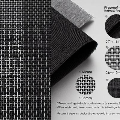 China Fireproof And Knife Proof Woven Screen Mesh 1-635mesh for Long-Lasting Applications 0.6mm 0.7mm 0.8mm 0.9mm 1.0mm 1.6mm for sale