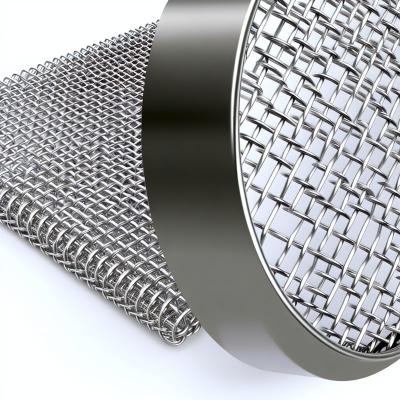 China Stainless Steel Woven Screen Mesh Nature with 0.6mm 0.7mm 0.8mm 0.9mm 1.0mm 1.6mm Wire Diameters for sale