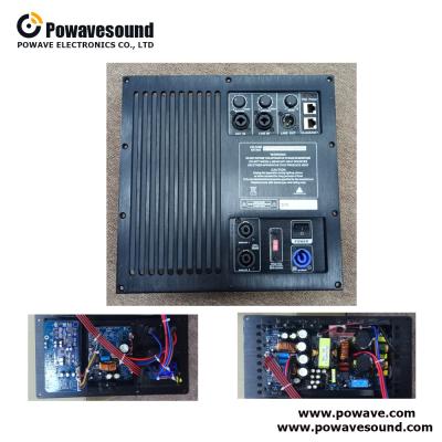 China DP-2304, stereo out + sub 2.1 amplifier 2 * 400W + 400W plate amplifier with DSP for sale