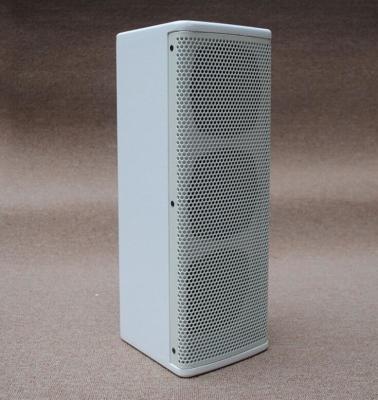 China L453 Powavesound Compact Column PA Speaker 4.5 Inch White Slim Loudspeaker Point Source Speaker for sale