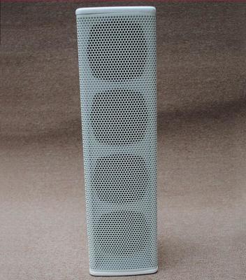 China L454 Compact Column PA Speaker 4.5 Inch White Slim Loudspeaker Point Source Speaker for sale
